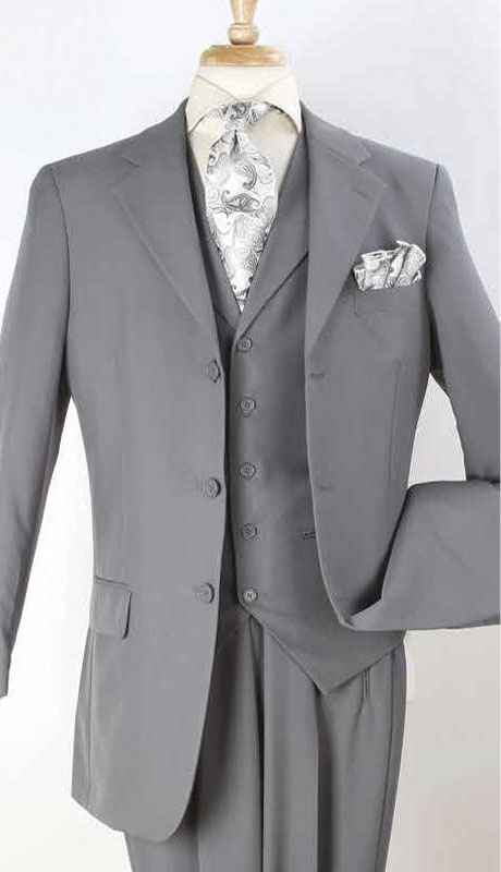 Iconic P803-CO ( 3pc High Fashion Suit Set With Vest And Semi Wide Leg ...