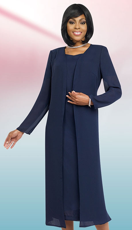 Ben Marc 13059-NVY Usher Dress