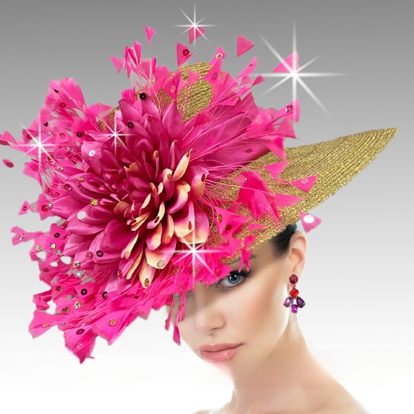 2982 SHERRY-FG ( Floral Fireworks Hat )