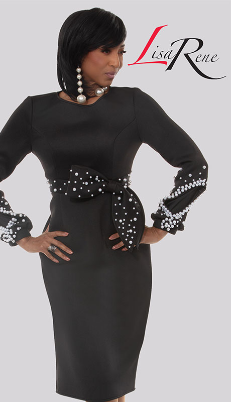 Lisa Rene 3378-RED Ladies Church Dress