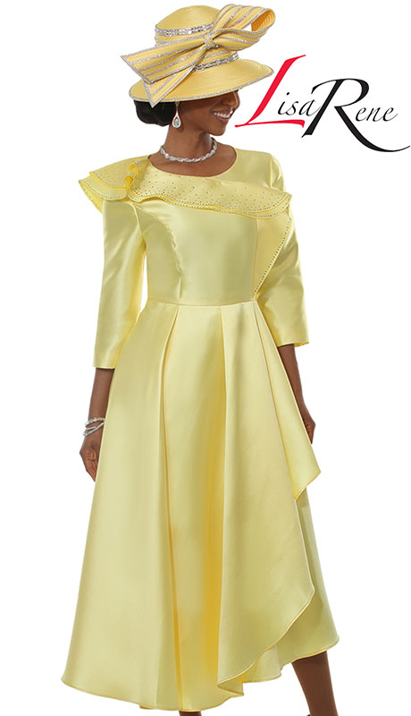 Lisa Rene 3378-RED Ladies Church Dress