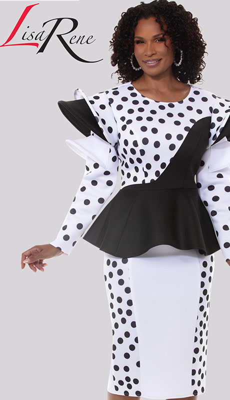 Lisa Rene 3377-MNT Ladies Church Suit