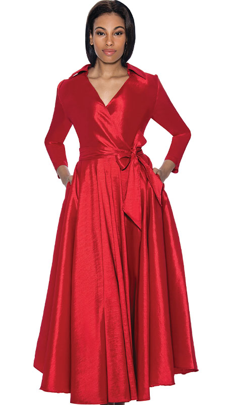 Terramina 7869-RED Elegant Church Dress